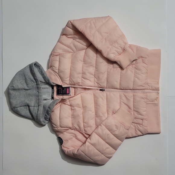 Justice | Jackets & Coats | Justice Girls Pink Bomberspuffer Jacket ...